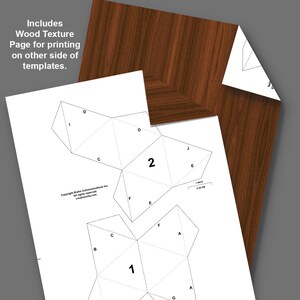 Spiked Octahedron 3D Shape - DIY Low Poly Paper Model Template, Paper ...