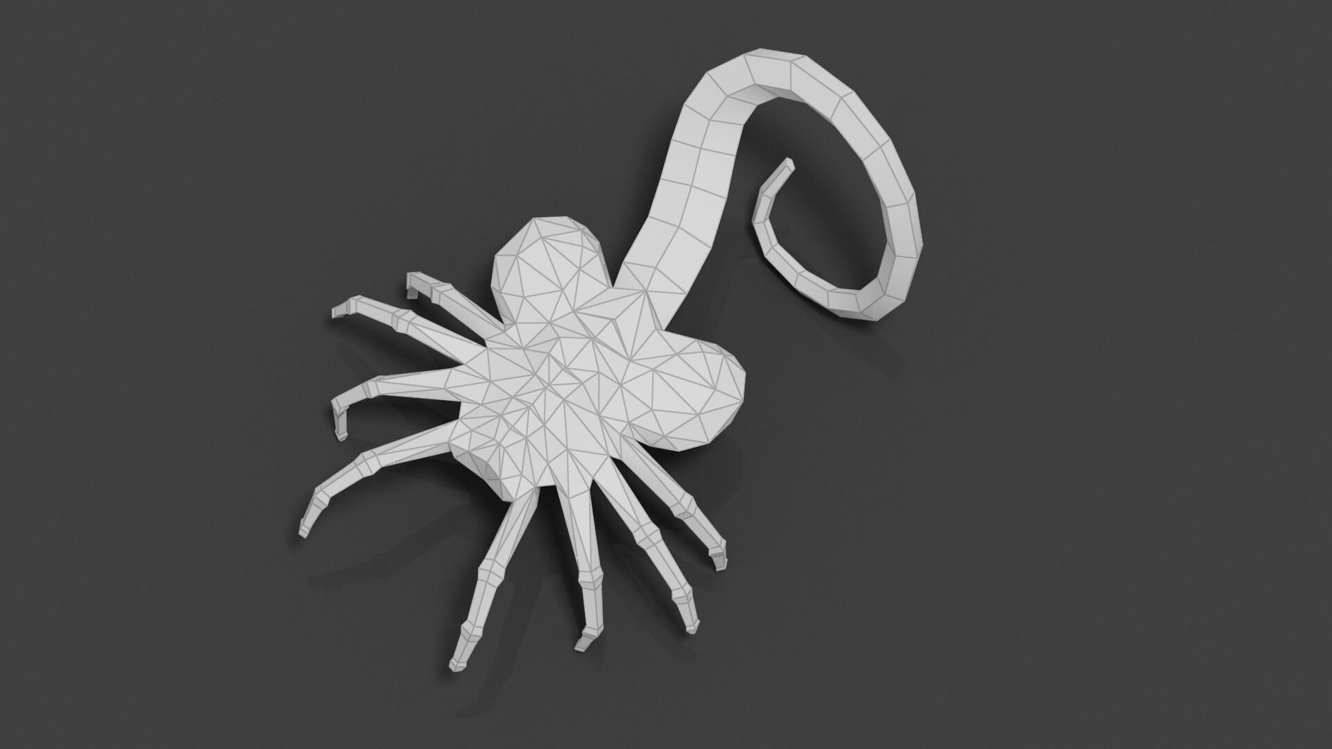 Face Hugger DIY Low Poly Paper Model Template - Etsy