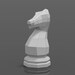 Giant Chess Piece - Knight DIY Low Poly Paper Model Template - Etsy