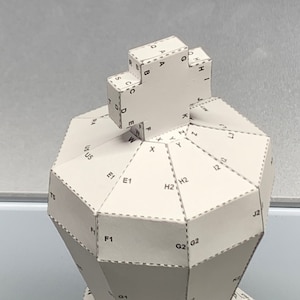 Giant Chess Piece - King DIY Low Poly Paper Model Template - Etsy