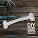 Large Bone Low Poly Paper Model Template, Paper Craft, Halloween - Etsy