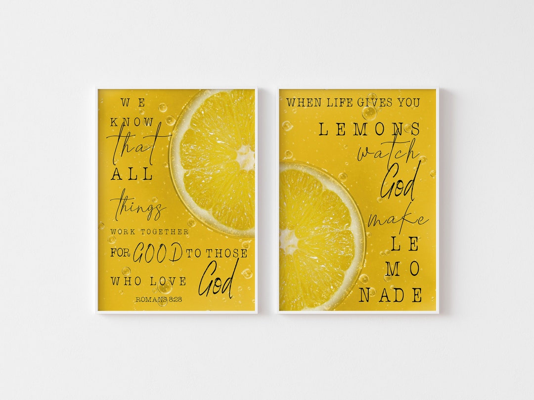 Bible Verse Printable Wall Art Romans 8 28 Everything Works for Good ...