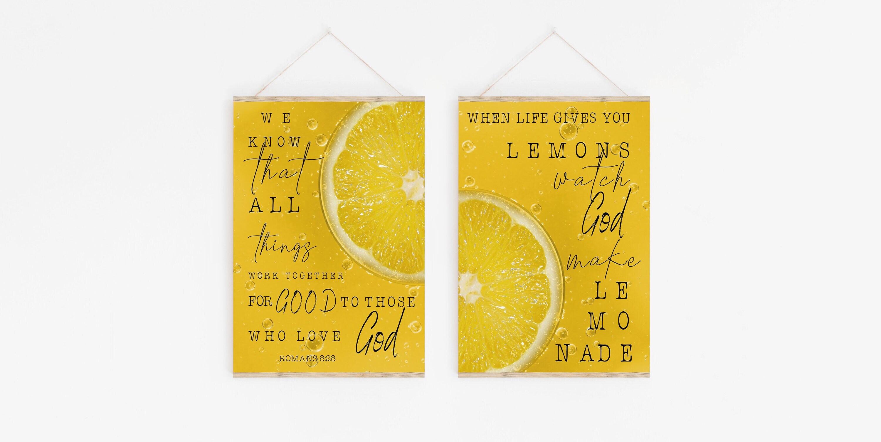 Bible Verse Printable Wall Art Romans 8 28 Everything Works for Good ...