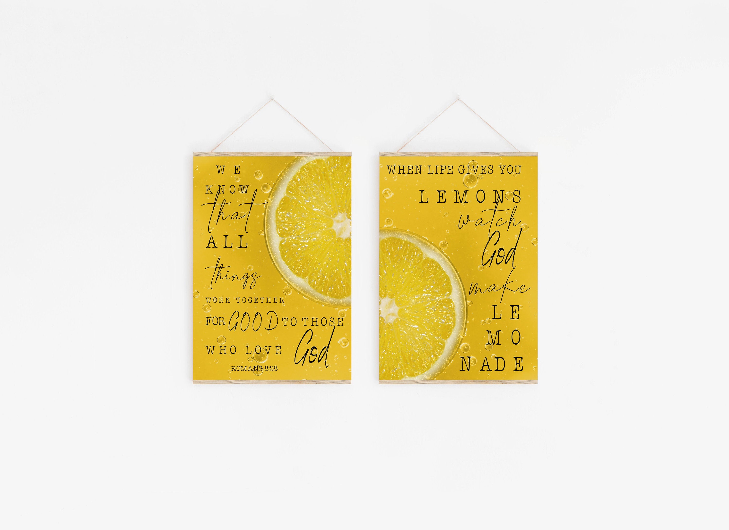 Bible Verse Printable Wall Art Romans 8 28 Everything Works for Good ...