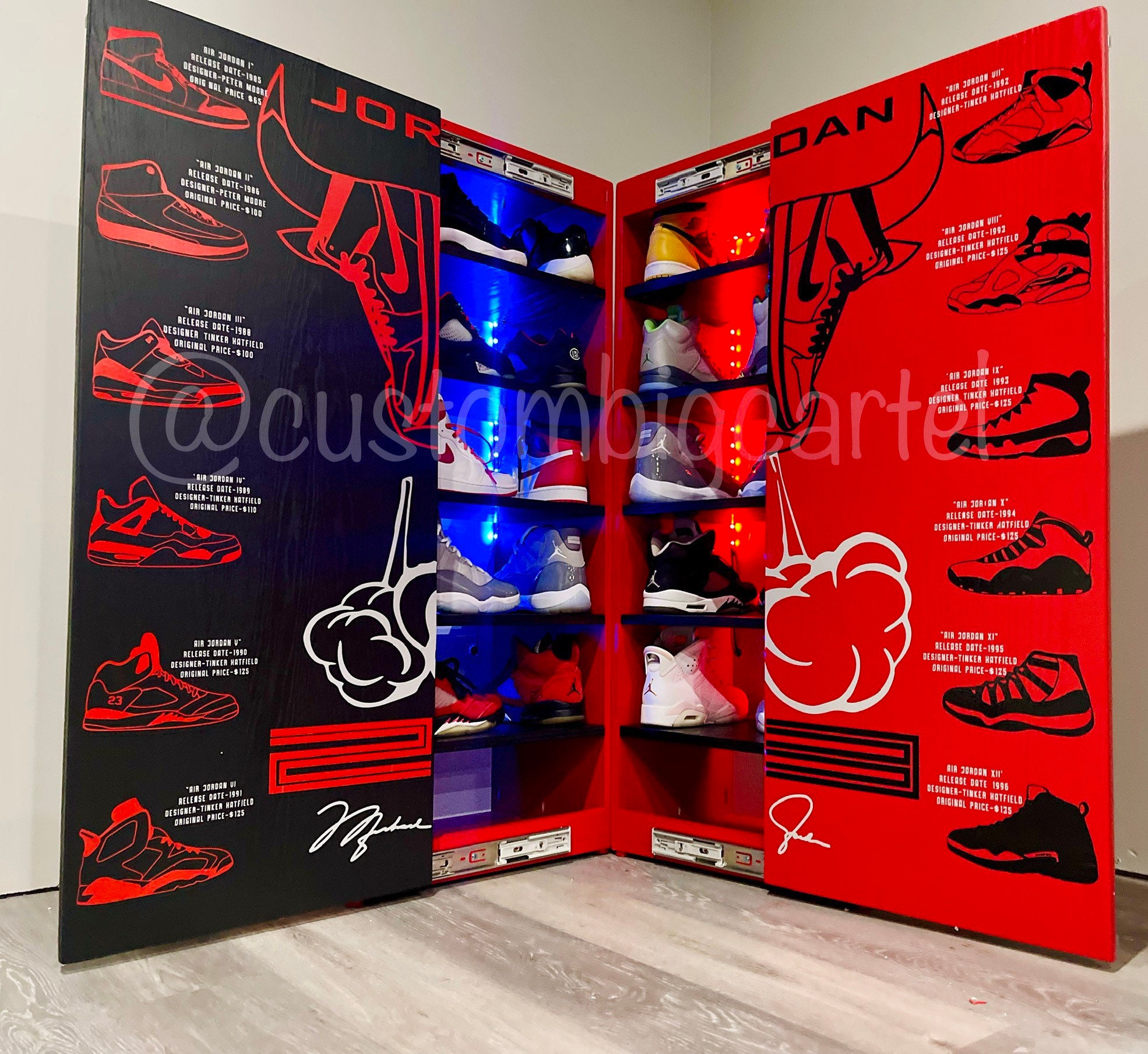Jordan Sneaker Locker — Custom Big Cartel