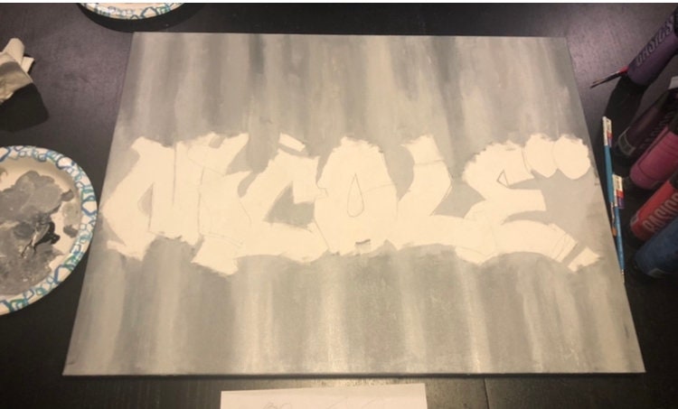 Custom Graffiti Art - Etsy