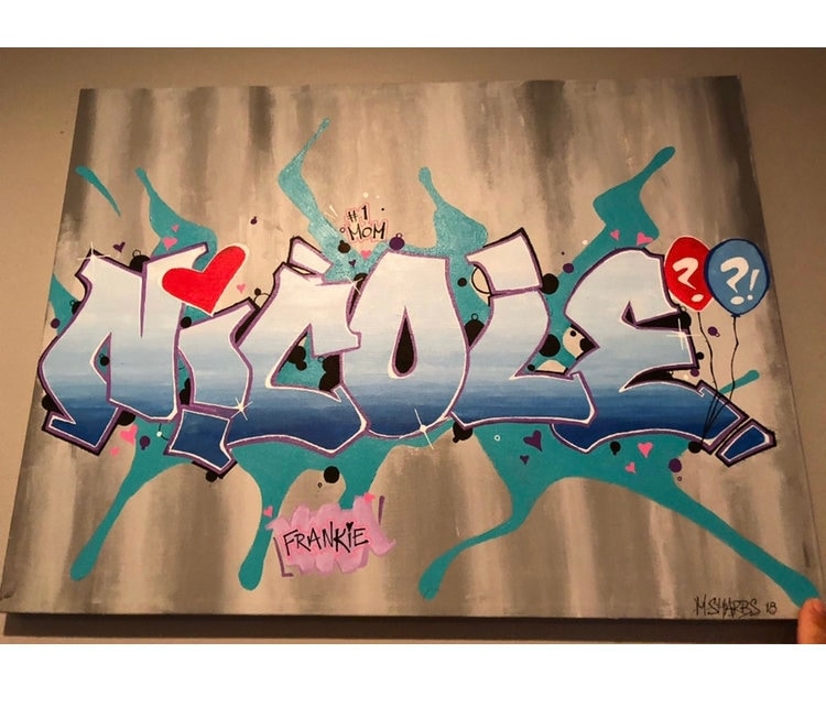 Custom Graffiti Art - Etsy