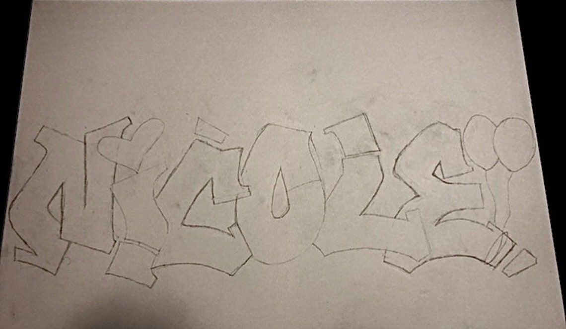 Custom Graffiti Art - Etsy