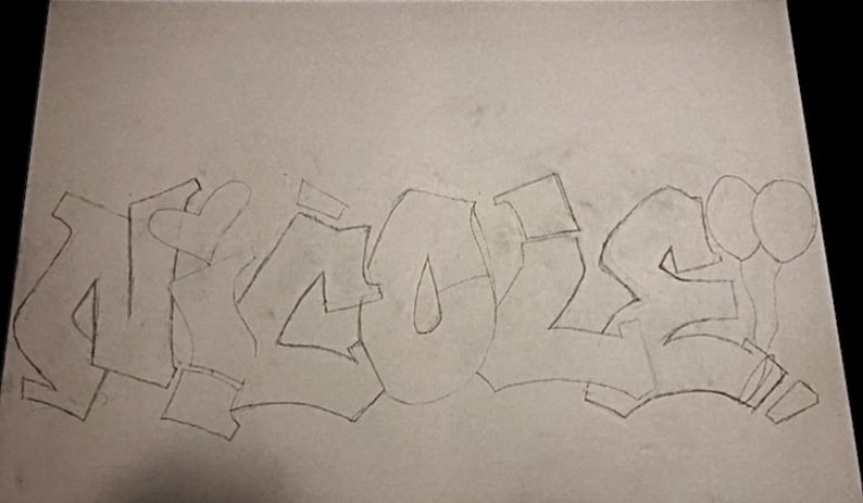 Custom Graffiti Art - Etsy