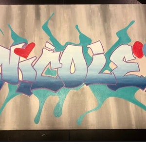Custom Graffiti Art - Etsy
