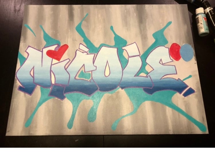 Custom Graffiti Art - Etsy