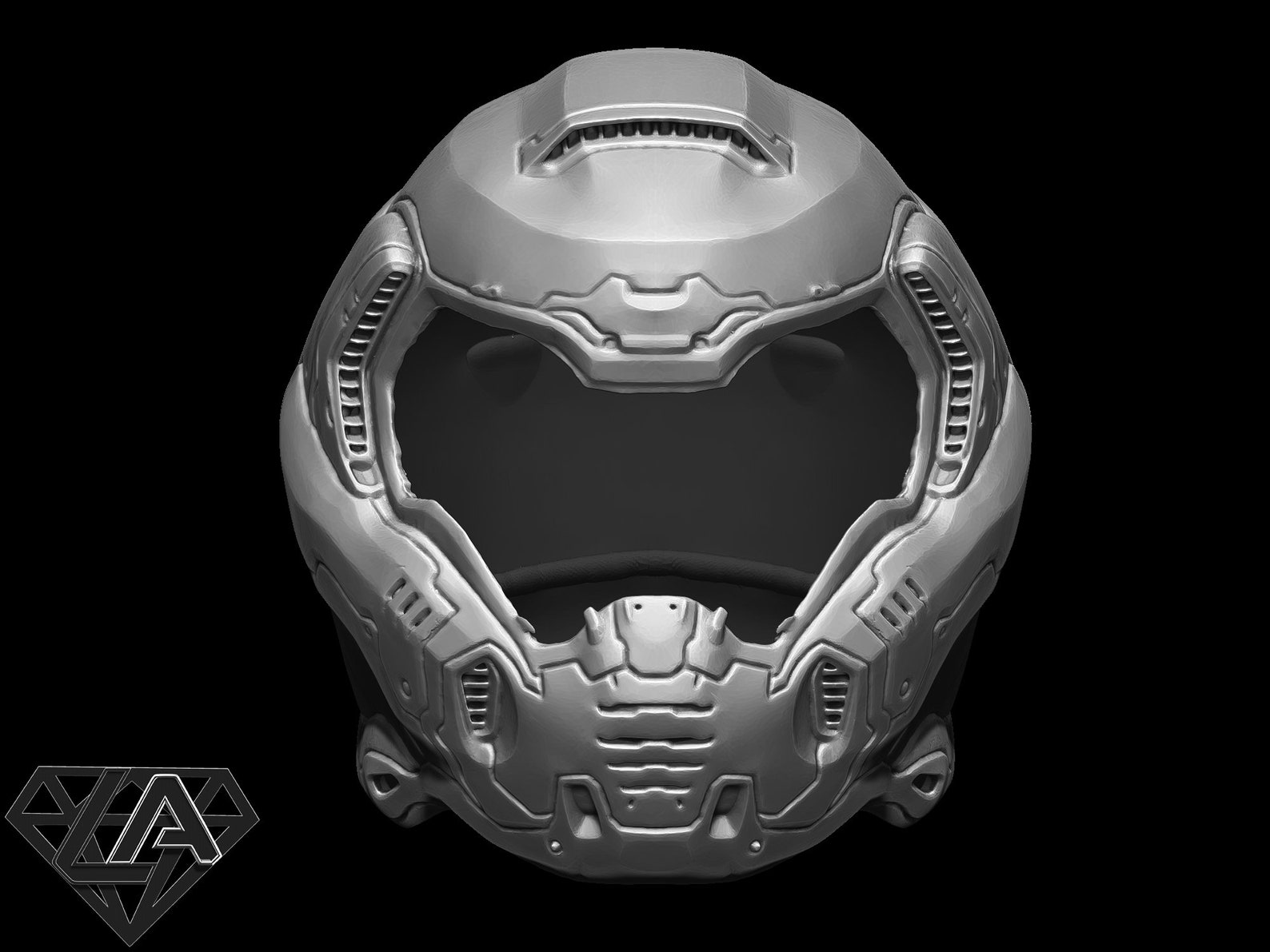 Doomguy 2016 Cutom Helmet 3d Print Model - Etsy Australia