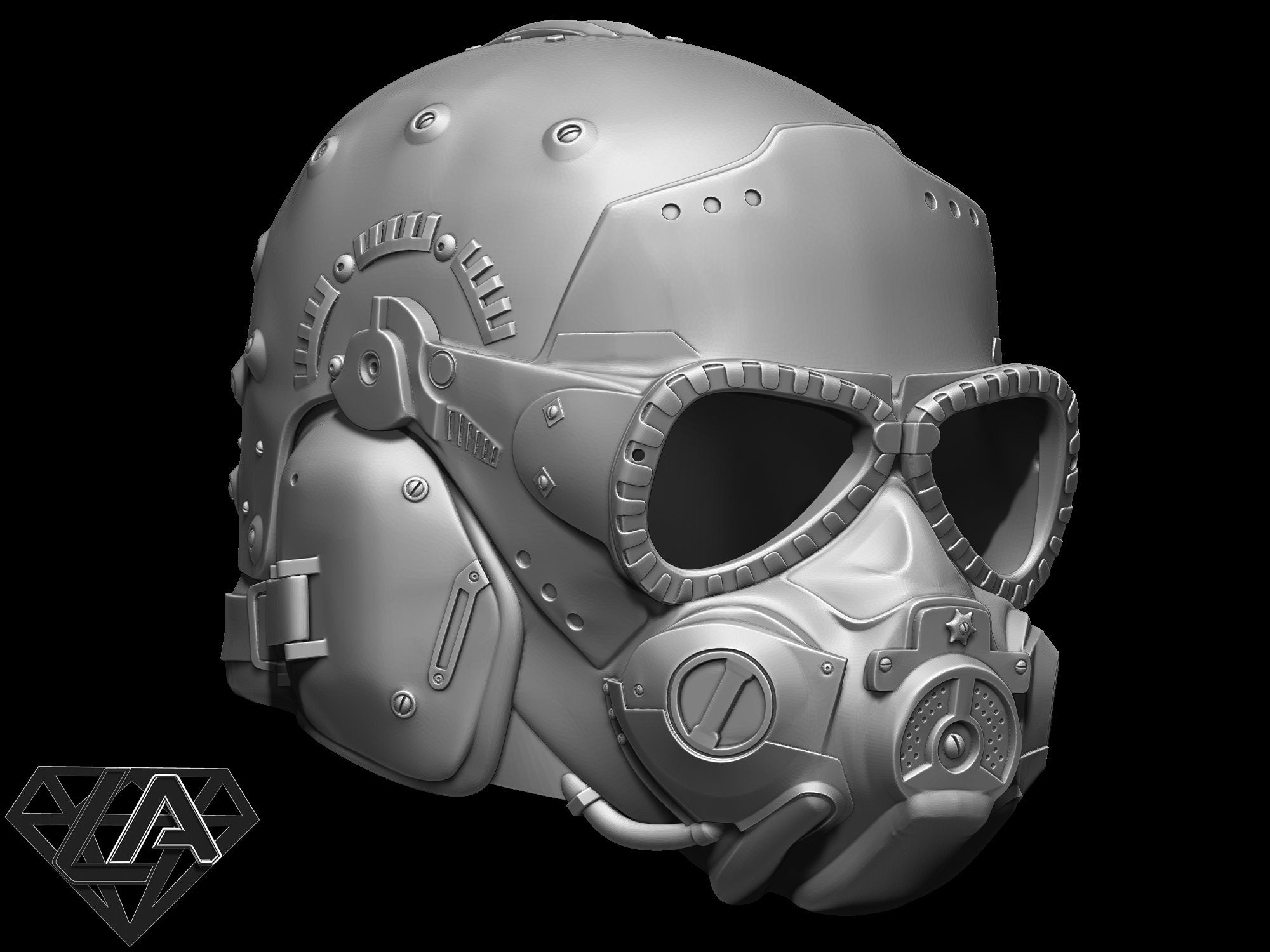 Metro 2033 Spartan Custom Helmet 3d Print Model - Etsy