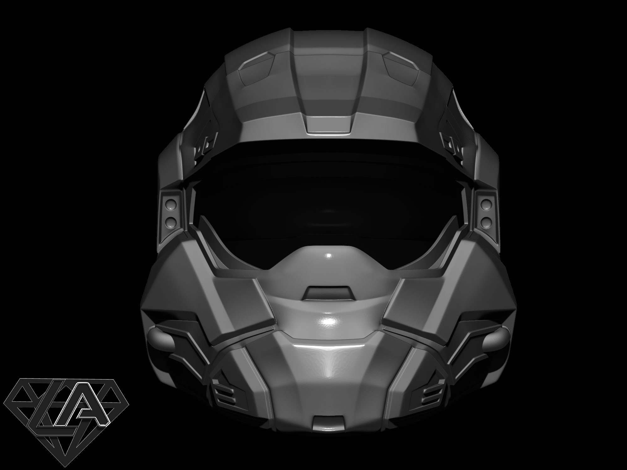 Master Chief Motorcycle Helmet Dot