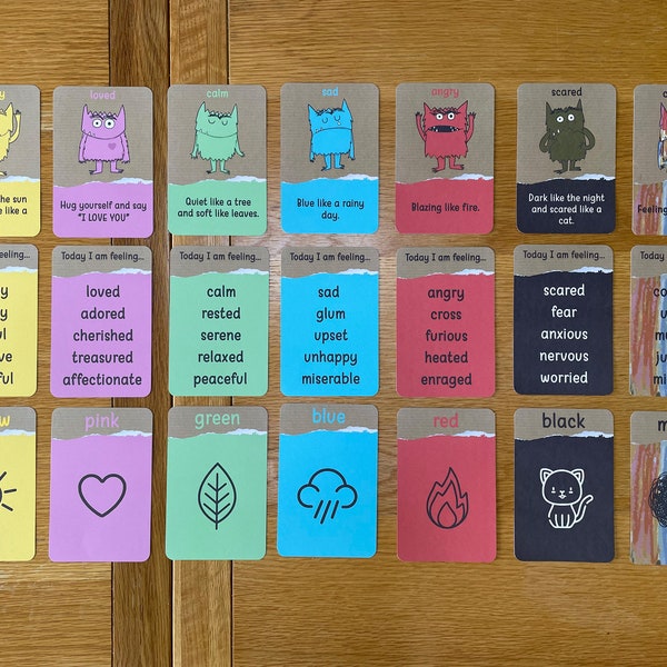 Colour Monster Activity Display Set - Etsy