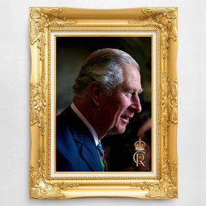 PRINTABLE HRH King Charles III Poster Print Picture A3 / - Etsy