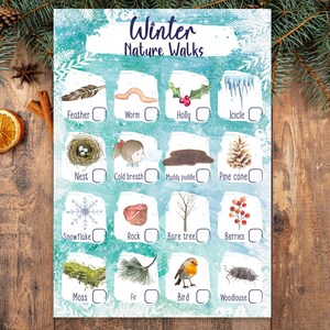 PRINTABLE, Instant Download, Spring, Summer, Autumn, Winter, Nature ...