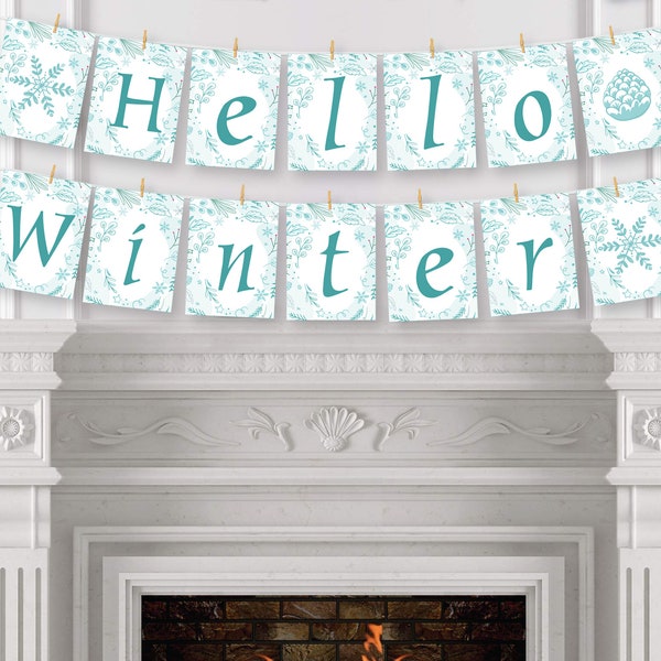 Let It Snow Banner - Etsy