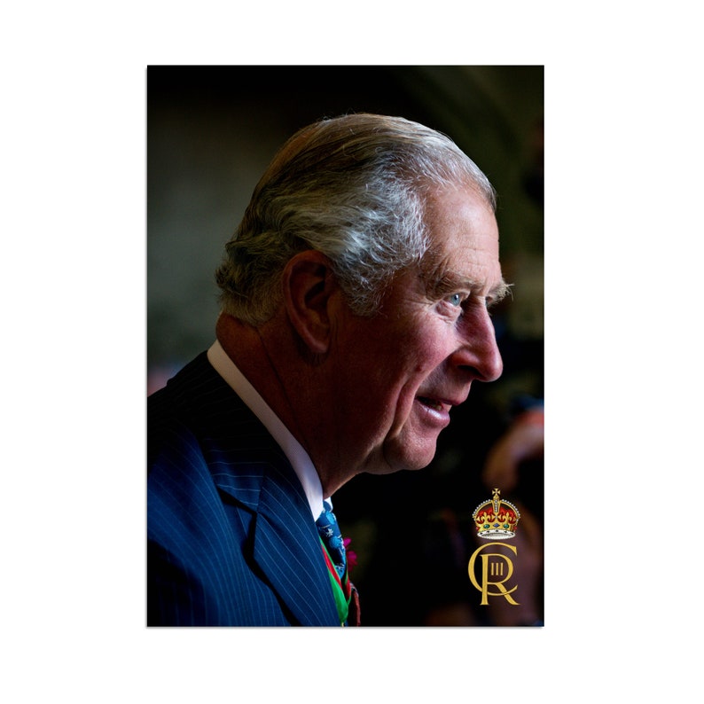 PRINTABLE, HRH King Charles III, Poster, Print, Picture, A3 / A4 / A5 ...