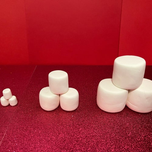 Fake Marshmallows Faux Jumbo Marshmallows Great for Fake - Etsy