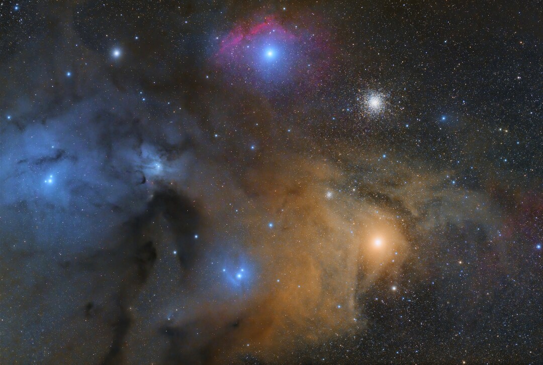 A Rainbow of Colors in Rho Ophiuchi - Etsy