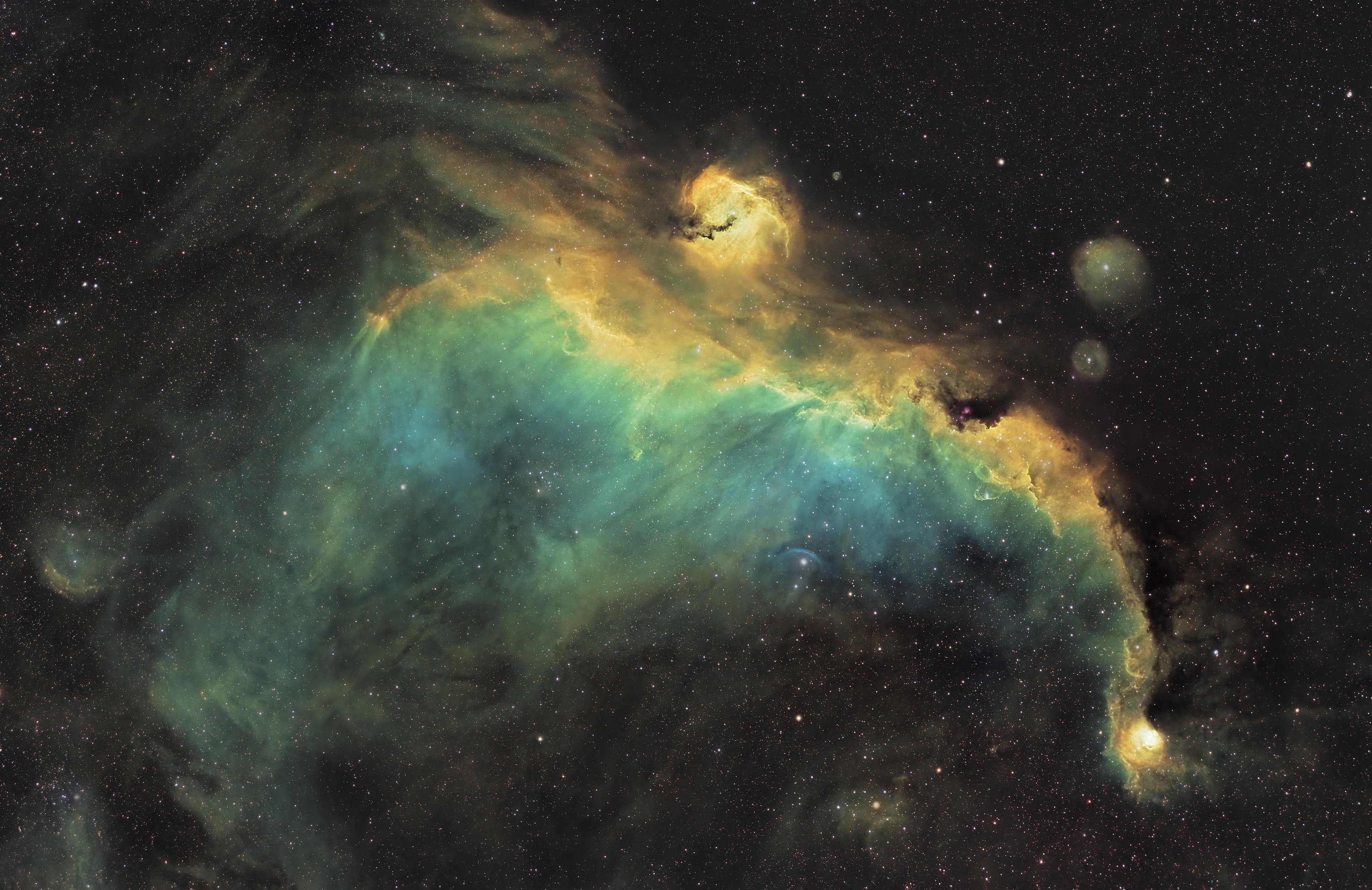 Seagull Nebula Hubble