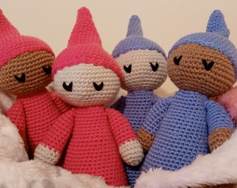 Baby Doll Crochet Pattern, Crochet Stuffed Baby Doll, Stuffed Doll ...