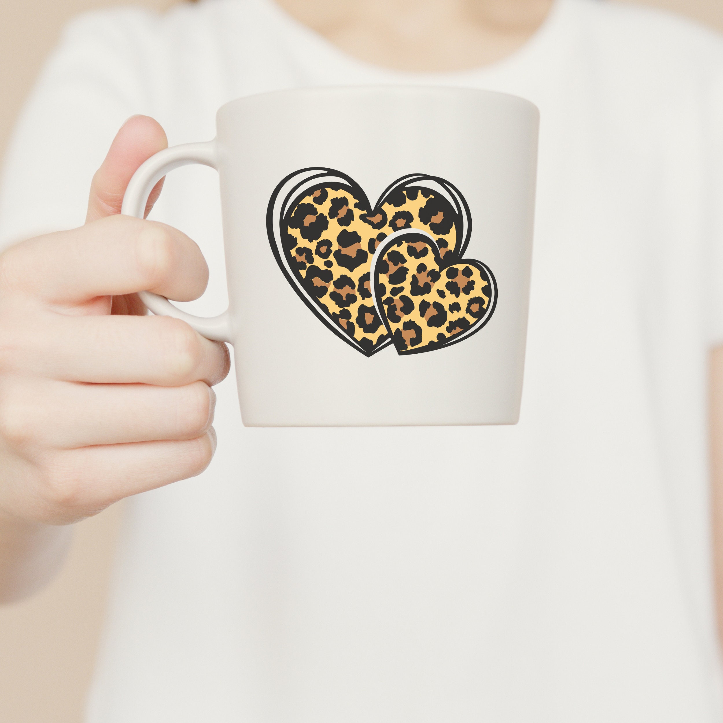 Leopard Heart SVG Leopard Print SVG Leopard Print Cut File Leopard ...