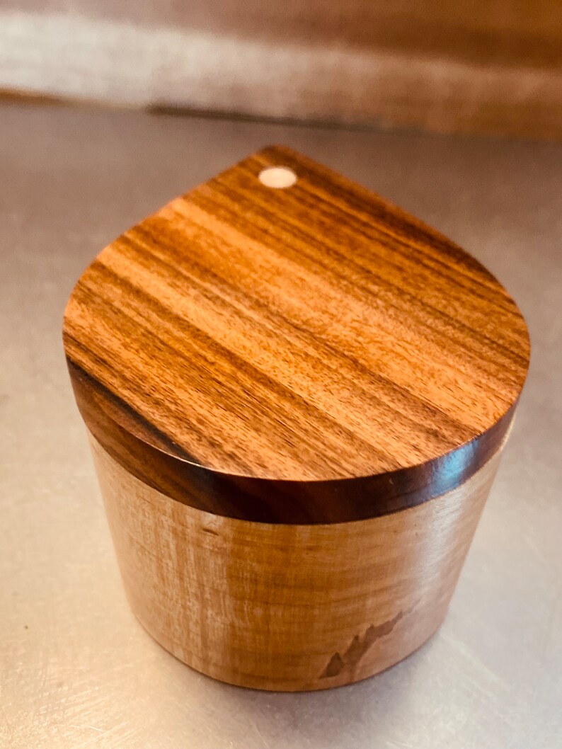 Wooden Salt Cellar Handmade - Etsy