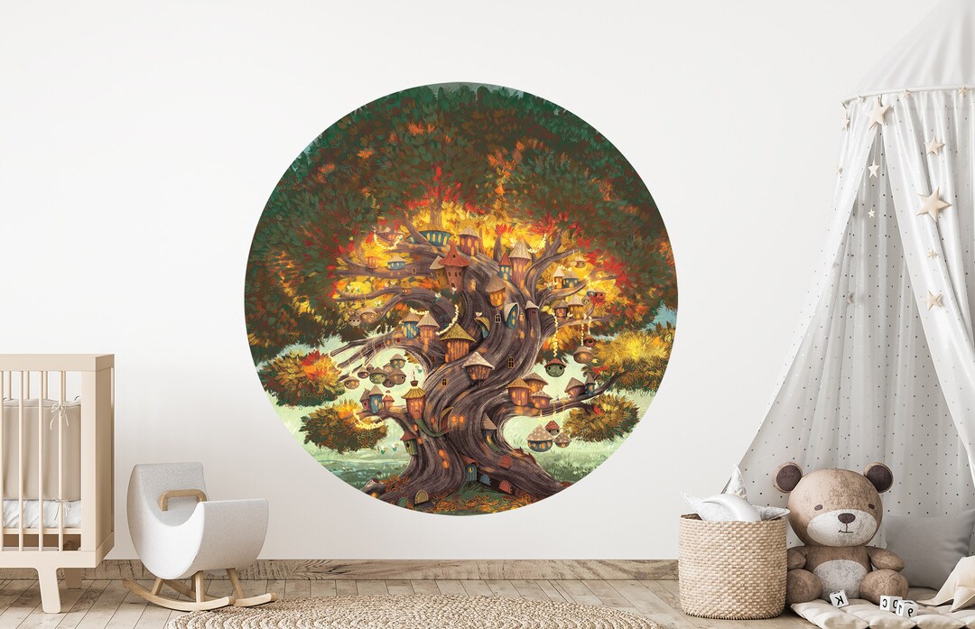 Magic Fairy Tree Wall Decal - Kids Room Decor - Etsy