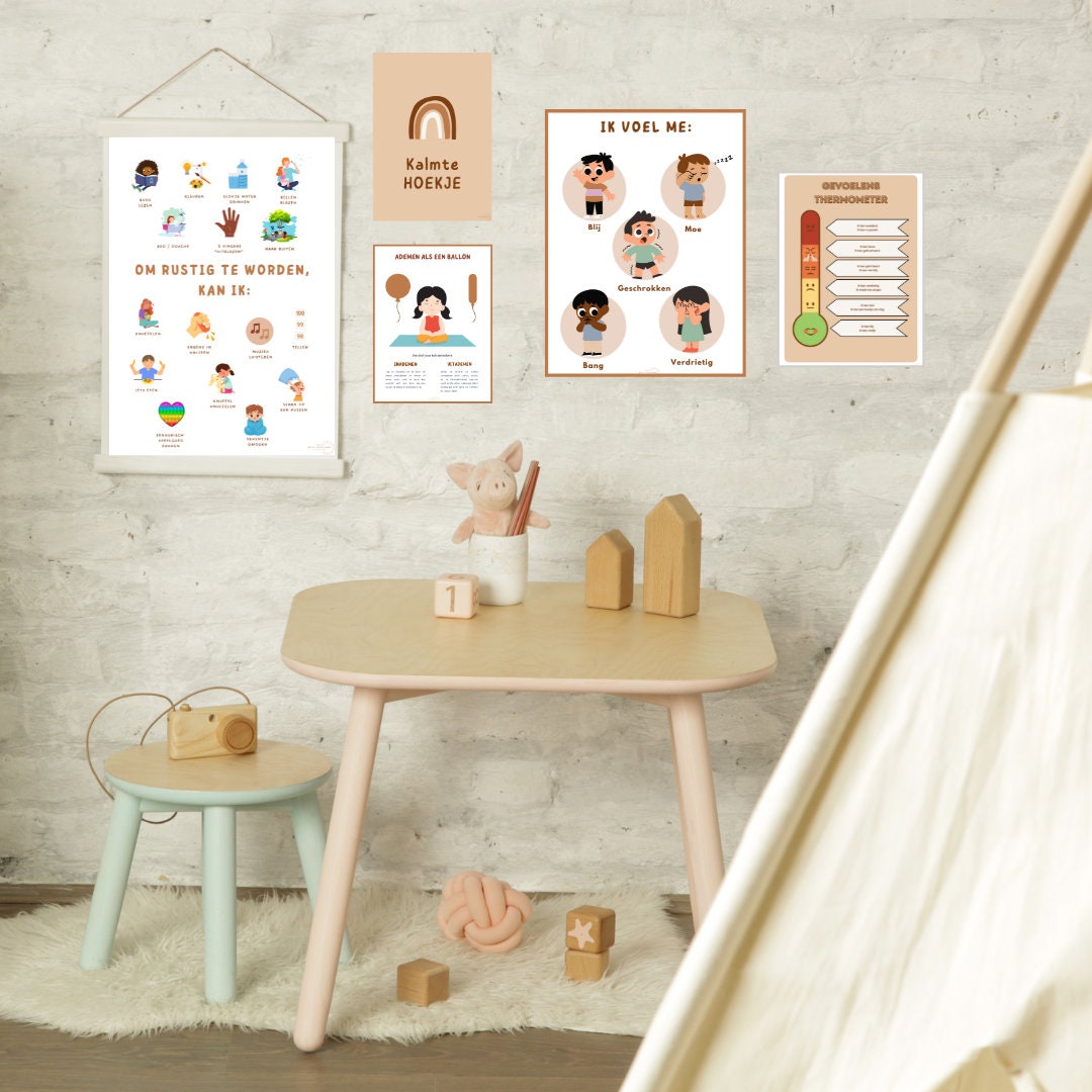 Printable Emotion Posters for Preschoolers Set of 5 Emotions ...