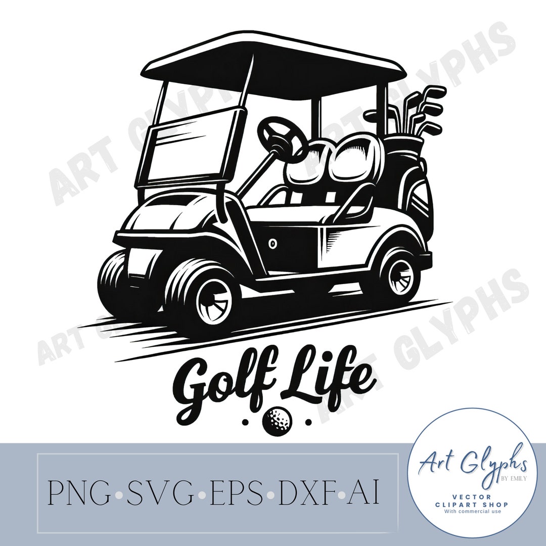 Golf Svg, Png, Eps, Ai and Dxf Format, Golf Life, Png With Transparent ...