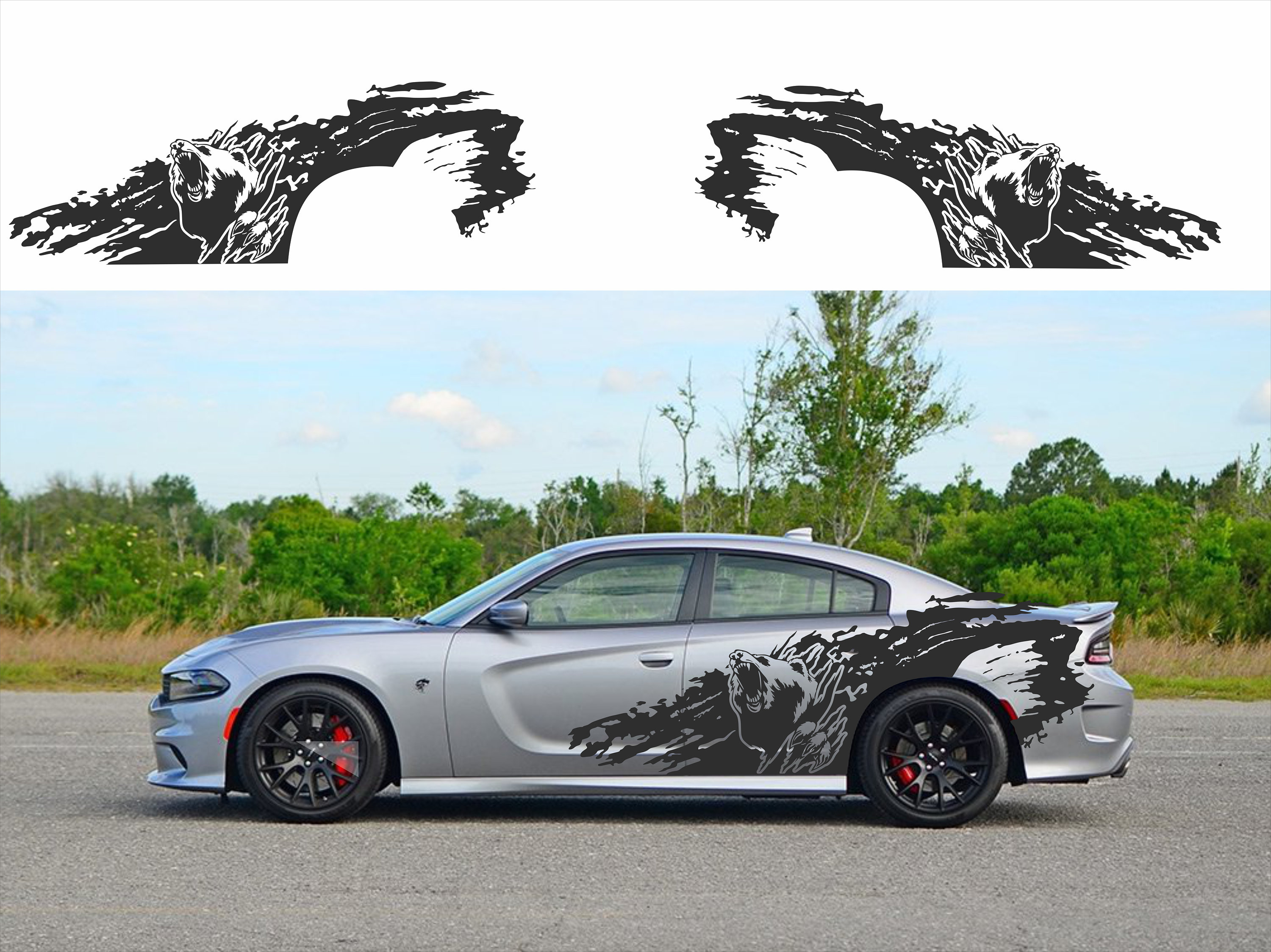 NEW! HUGE SIDE Vinyl Decal Fits Dodge Charger Sticker Graphics Kit - Etsy