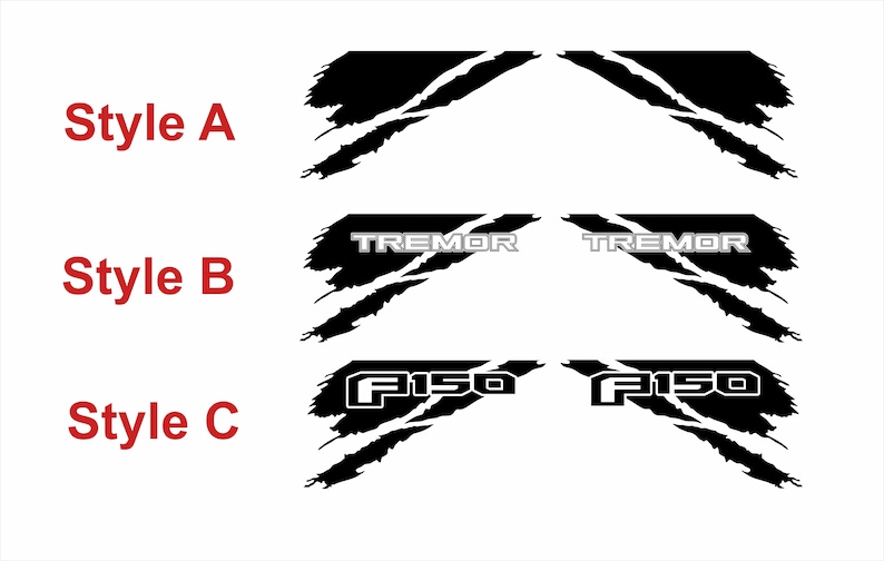 Side Rocker Panel Graphics Stripe Vinyl Decals Fits Ford F150 2021-2025 ...
