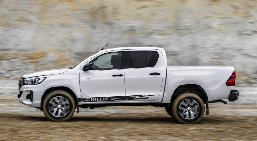 Side Rocker Panel Graphics Stripe Vinyl Decals Fits Toyota Hilux 2016 ...