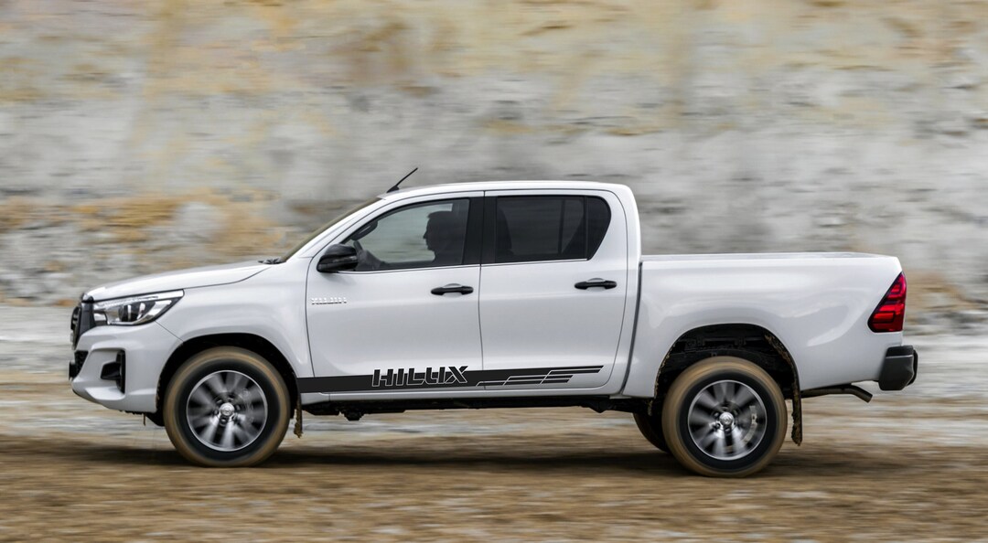 Side Rocker Panel Graphics Stripe Vinyl Decals Fits Toyota Hilux 2016 ...