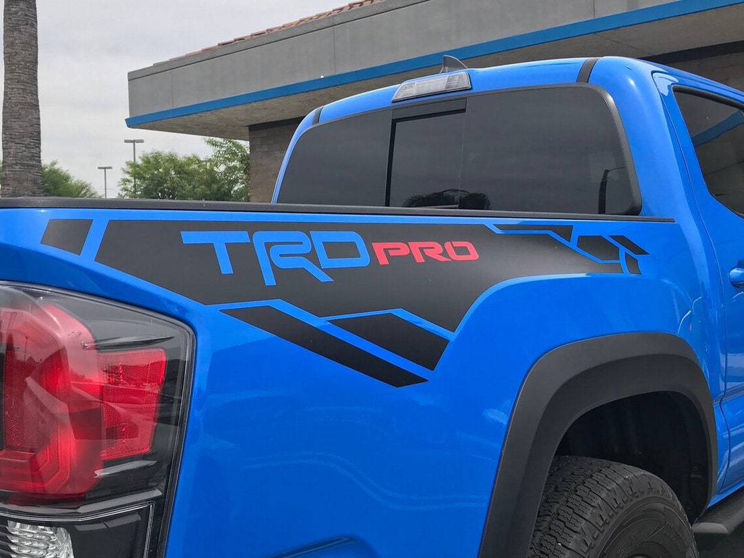 NEW!!! TRD PRO!!! Side Bed Vinyl Decal Fits Toyota Tacoma 2016 - 2023 ...