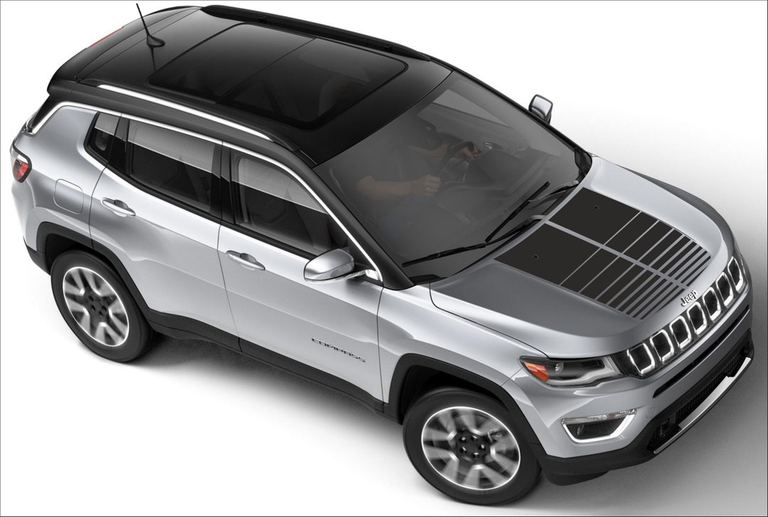 Hood Vinyl Decal Fits JEEP COMPASS 2017 - 2019 Sticker Graphics Kit - Etsy