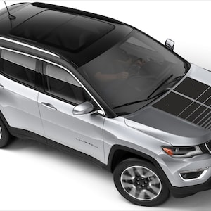 Hood Vinyl Decal Fits JEEP COMPASS 2017 - 2019 Sticker Graphics Kit - Etsy