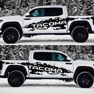 EXTRA LARGE!!! SIDE Vinyl Decal Fits Toyota Tacoma 2016 - 2021 Sticker ...