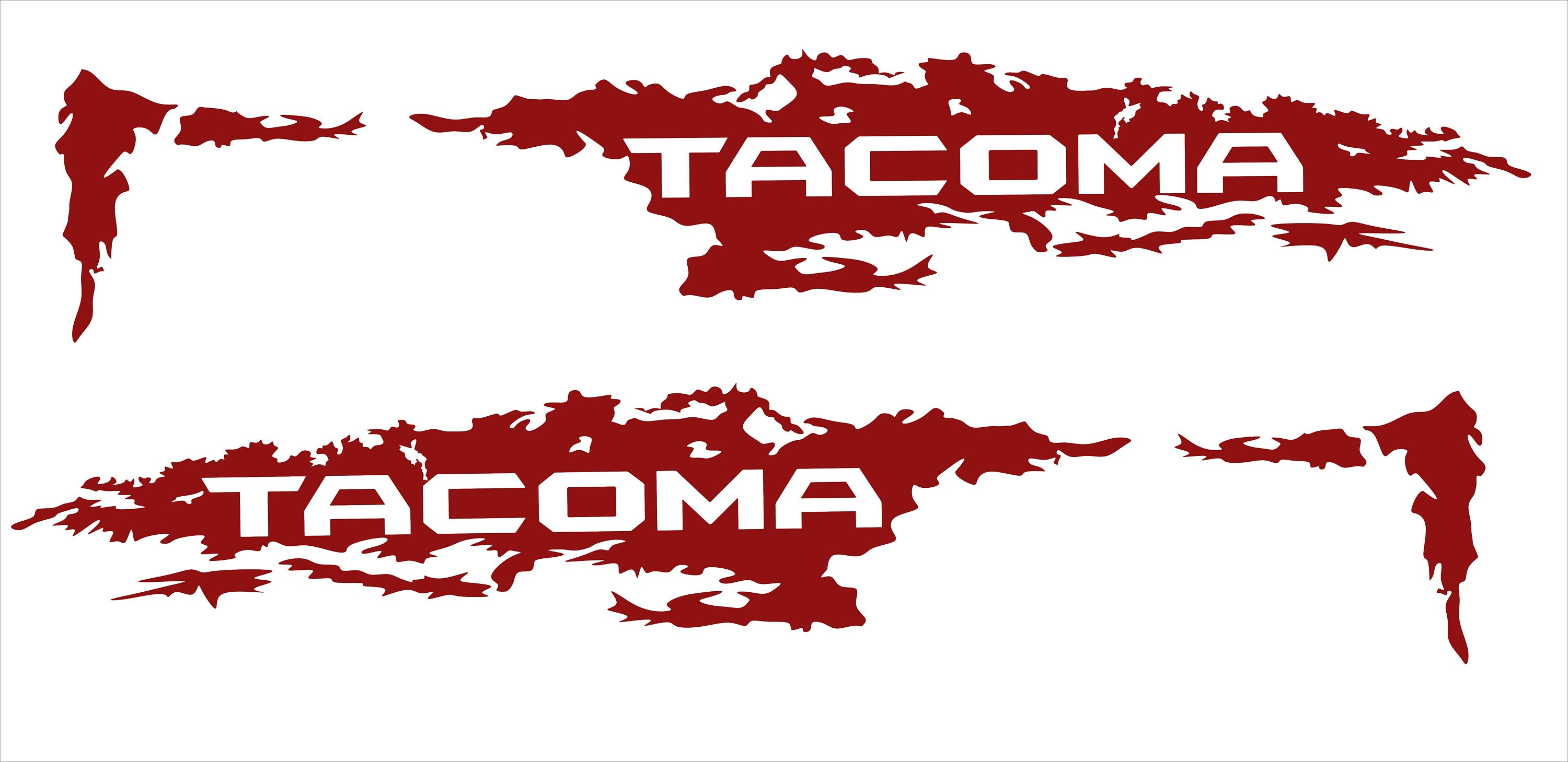 EXTRA LARGE!!! SIDE Vinyl Decal Fits Toyota Tacoma 2016 - 2021 Sticker ...