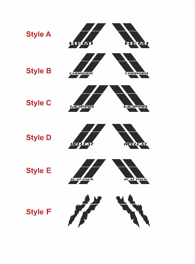 NEW! Custom Text! Hash Stripes Vinyl Decal Sticker Graphics Kit Fits ...