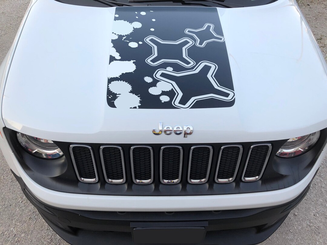 Hood Vinyl Decal Fits JEEP RENEGADE 2015 - 2018 Sticker Graphics Kit - Etsy