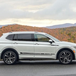Side Rocker Panel Graphics Stripe Vinyl Decals Fits Volkswagen Tiguan ...