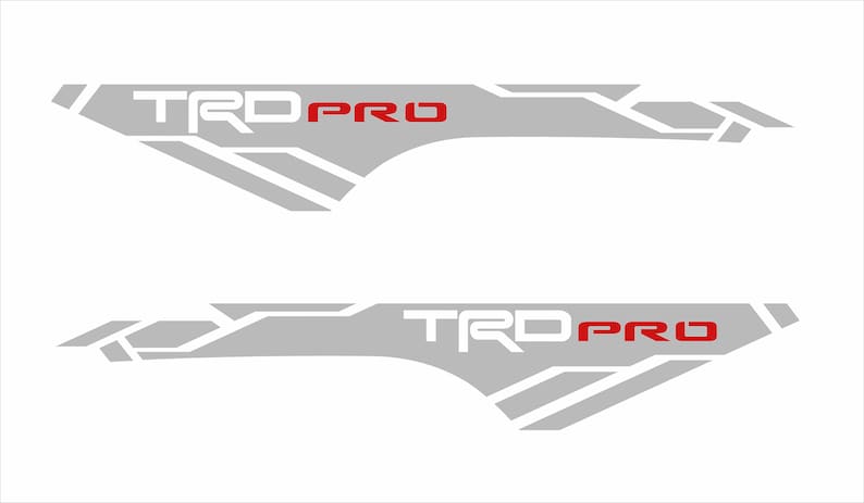 NEW!!! TRD PRO!!! Side Bed Vinyl Decal Fits Toyota Tacoma 2016 - 2023 ...