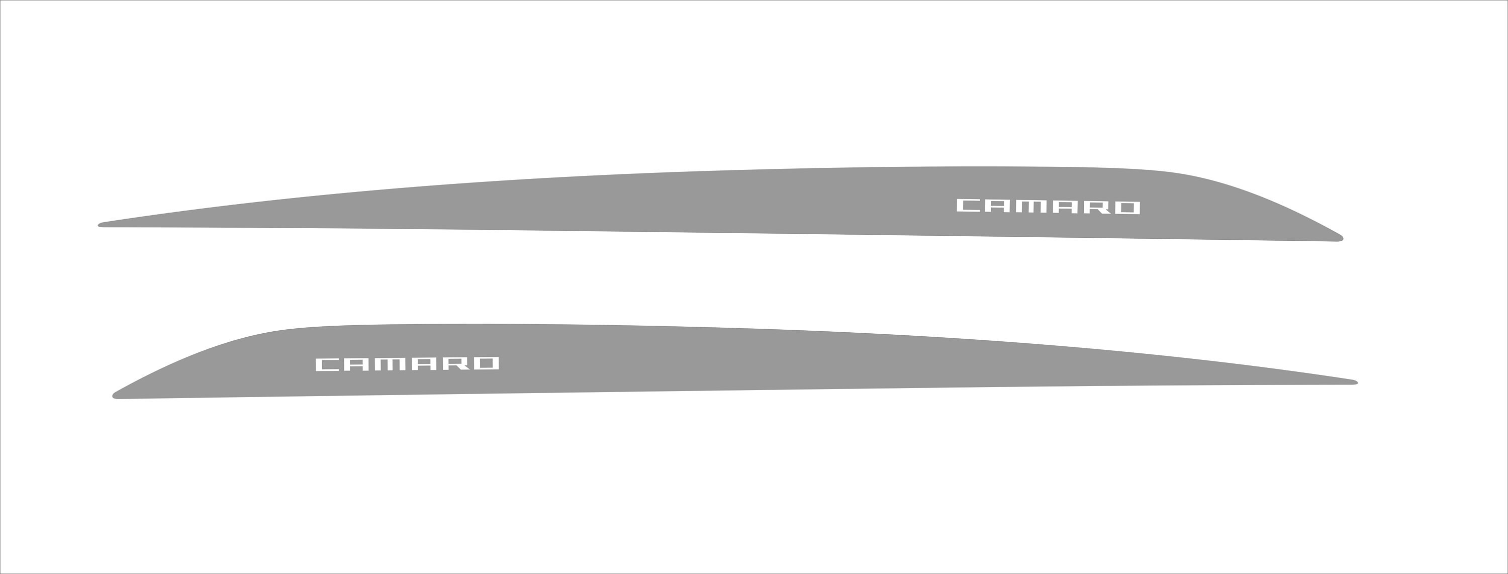 NEW Side Scallop Spears Vinyl Decal Fits Chevrolet Camaro 2016-2018 ...