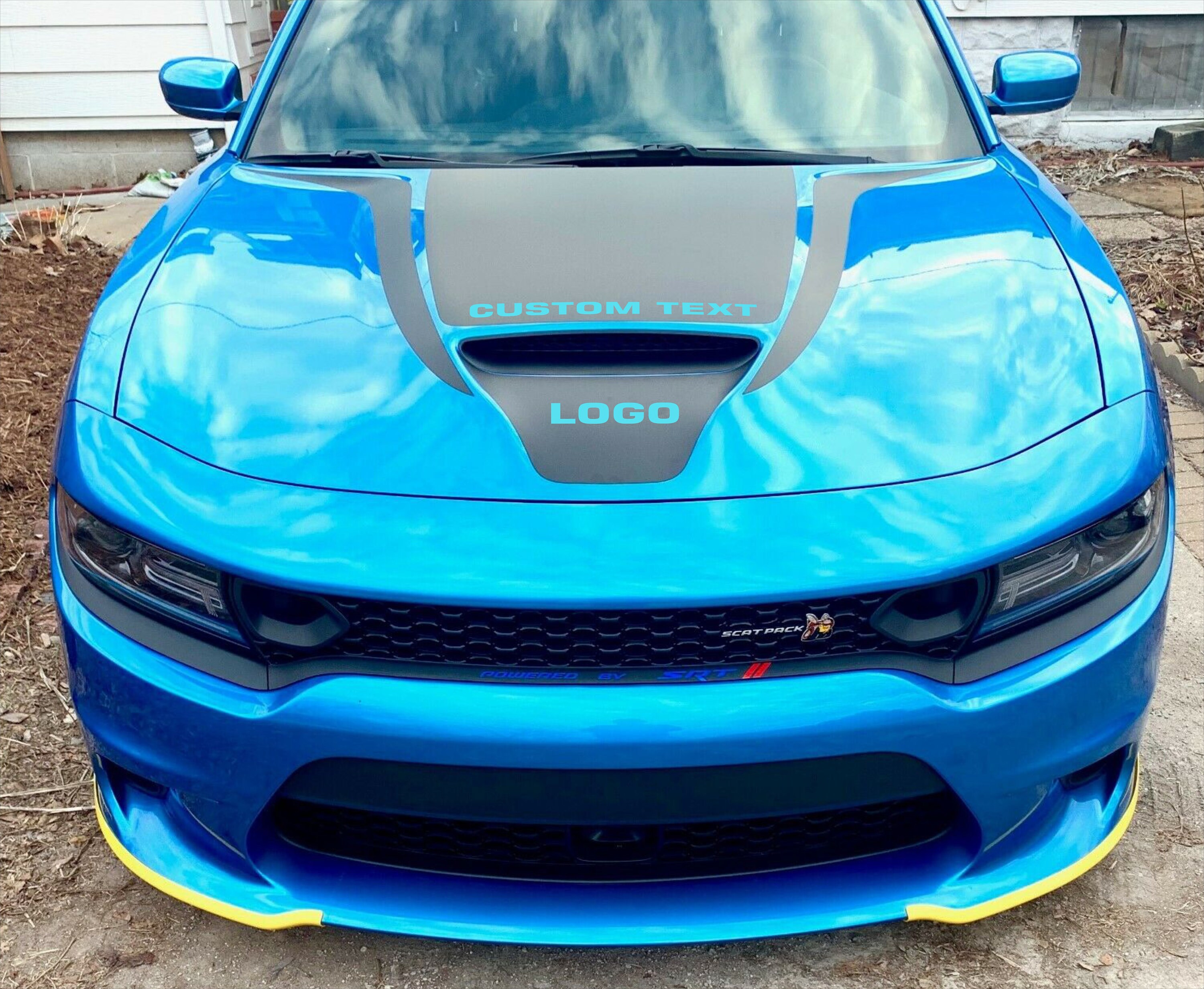 NEW! HOOD Vinyl Decal Sticker Graphics Kit Fits Dodge Charger 2015 ...