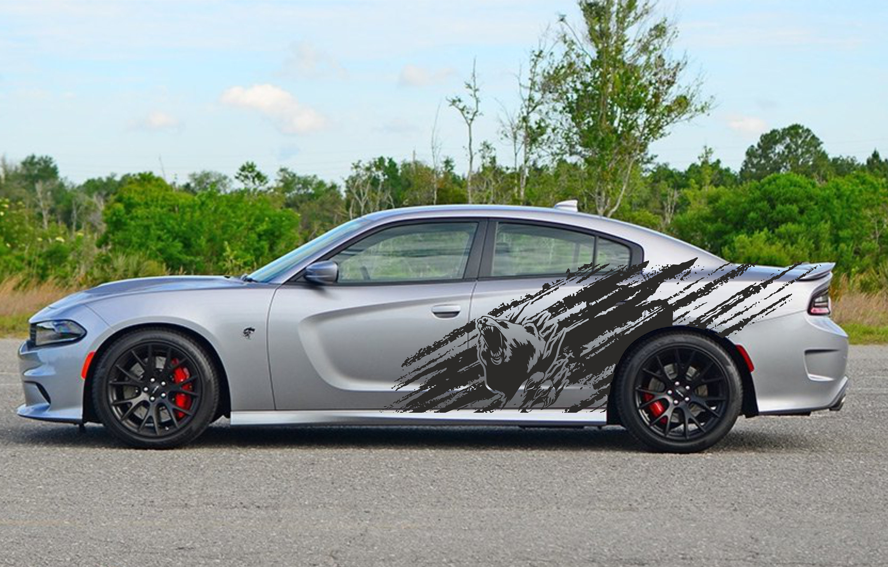 NEW! HUGE SIDE Vinyl Decal Fits Dodge Charger Sticker Graphics Kit - Etsy