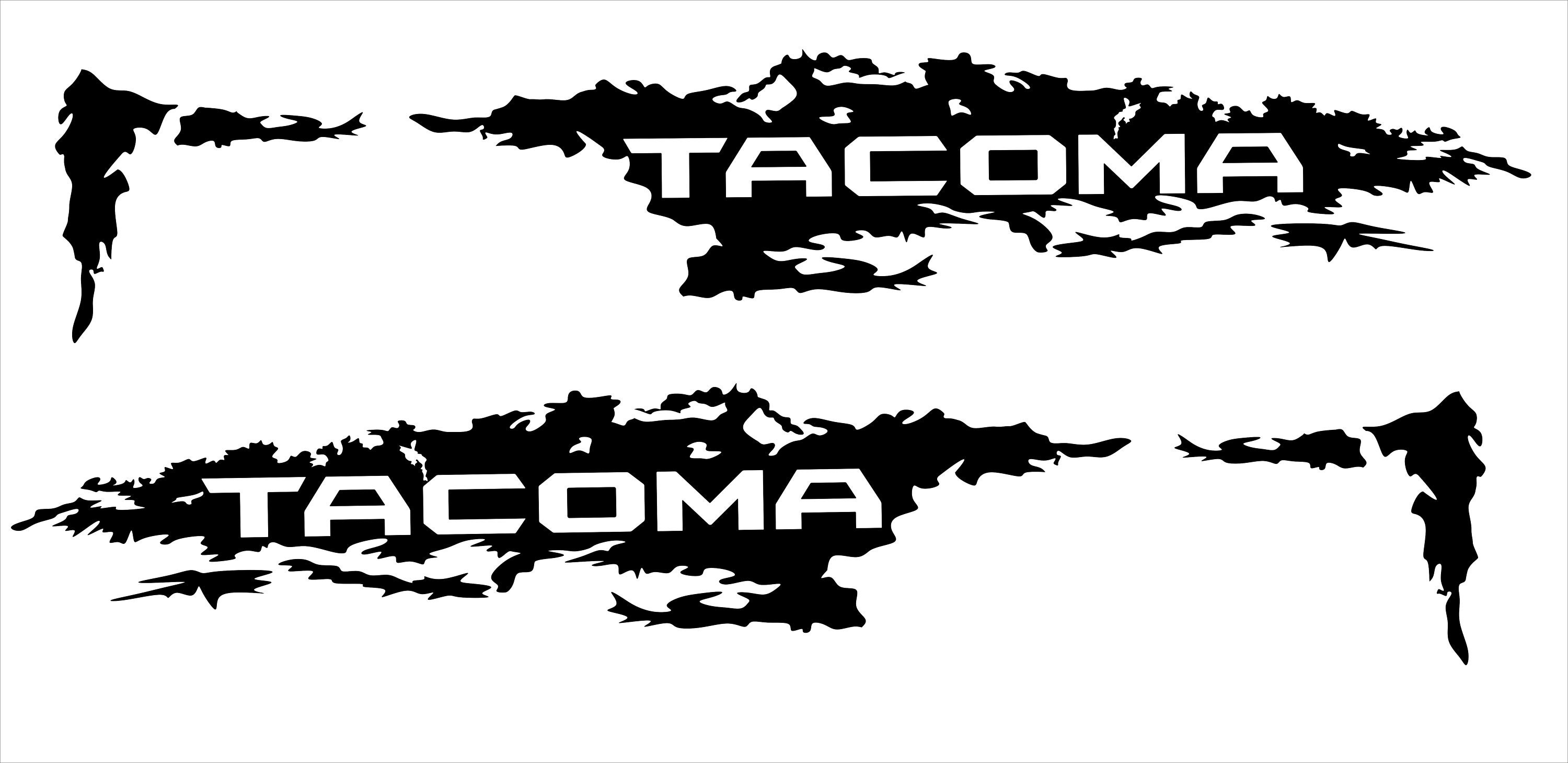 EXTRA LARGE SIDE Vinyl Decal Fits Toyota Tacoma 2016 2021 Sticker ...