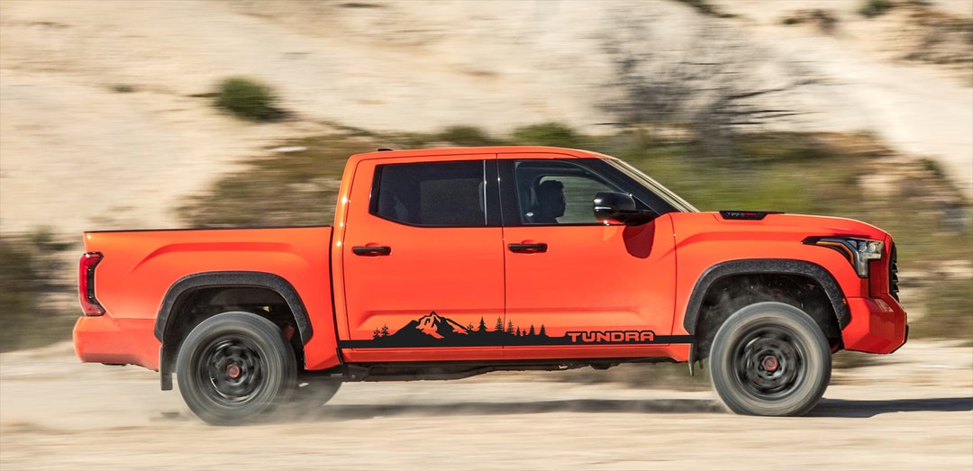 Side Rocker Panel Graphics Stripe Vinyl Decals Fits Toyota Tundra 2021 ...